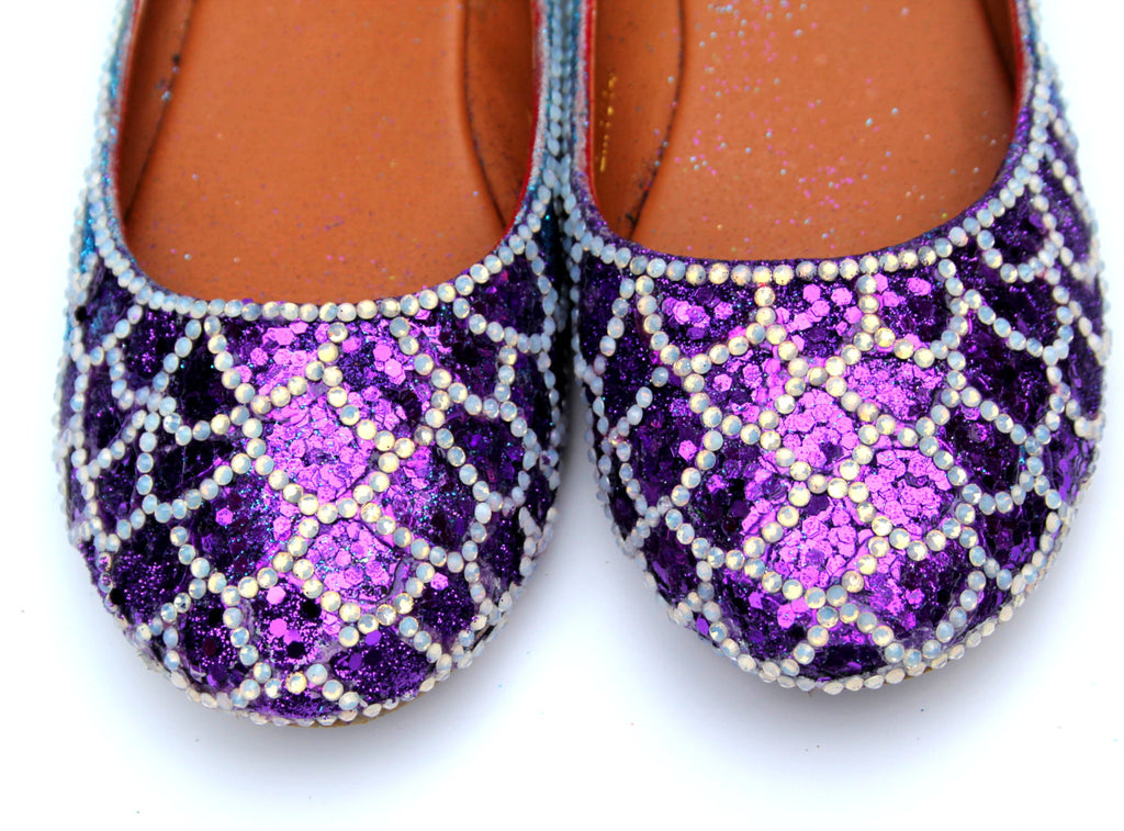 Crystal Ombre Mermaid Flats – Wicked Addiction